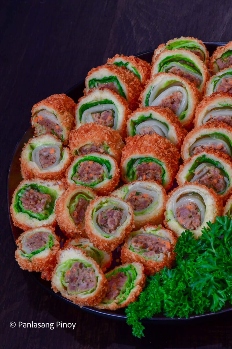 Crispy Cabbage Rolls - Panlasang Pinoy