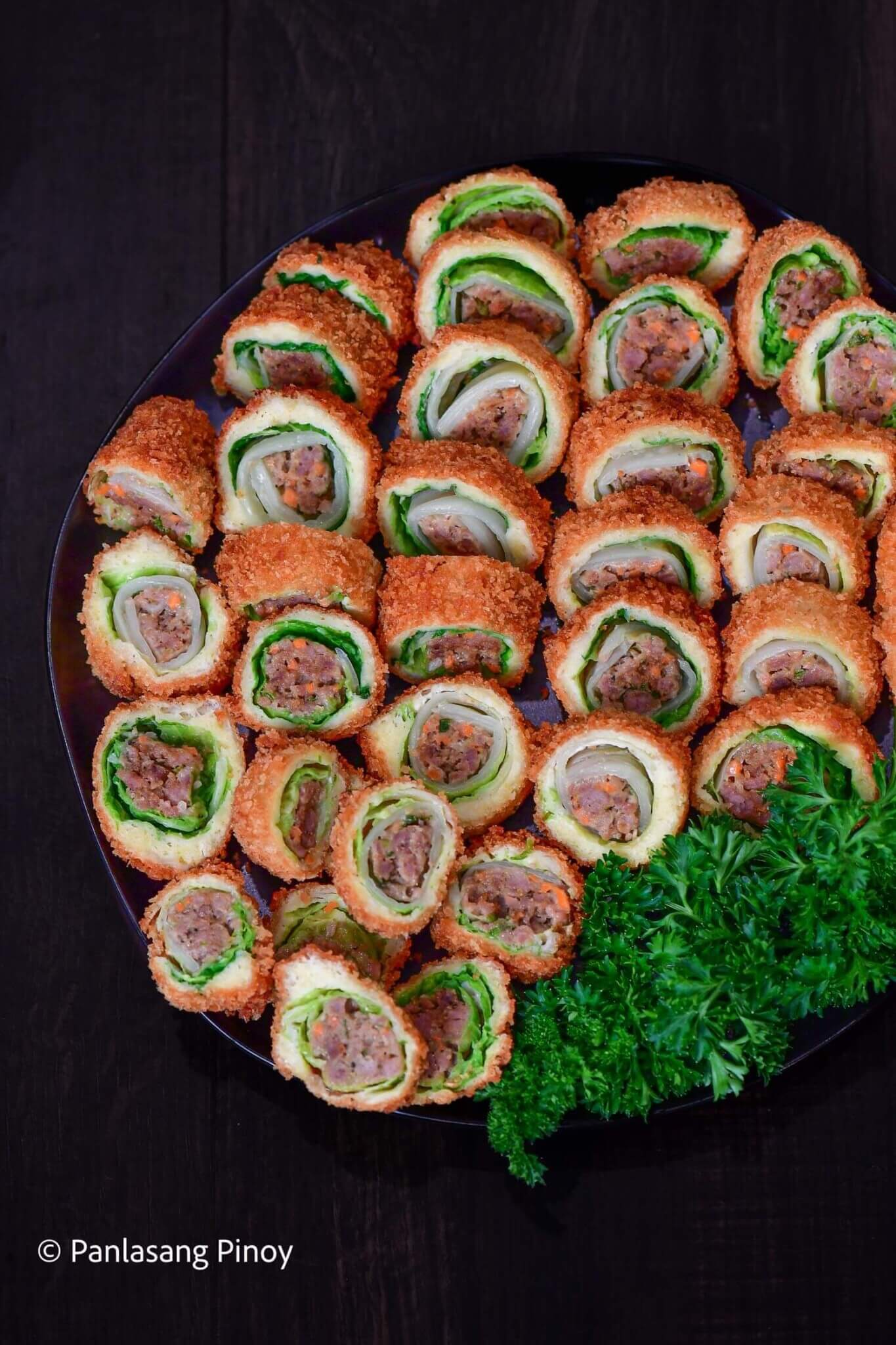 Crispy Cabbage Rolls - Panlasang Pinoy