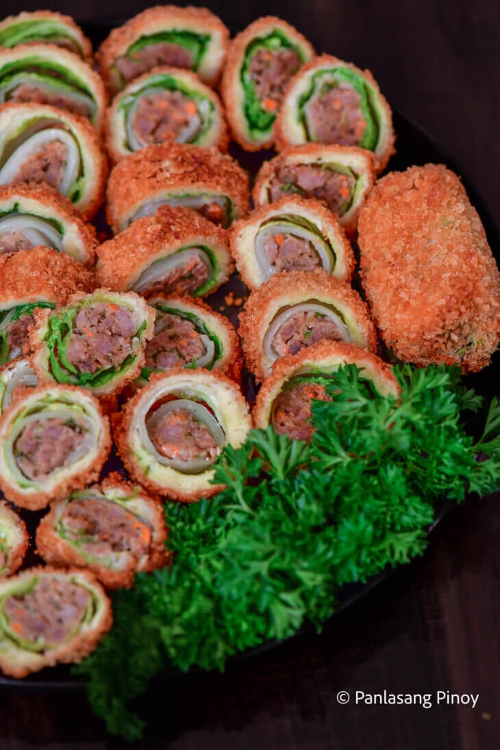 Crispy Cabbage Rolls - Panlasang Pinoy