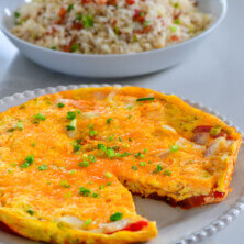 Pinoy Breakfast Omelet and Bacon Garlic Fried Rice - Panlasang Pinoy