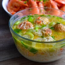 Tofu Balls with Miswa and Patola Recipe - Panlasang Pinoy