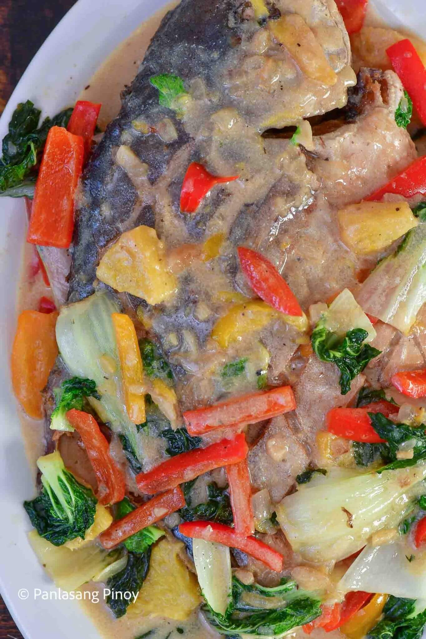 Fish in Coconut Milk with Pineapple (Filipino Fish Stew) - Panlasang Pinoy