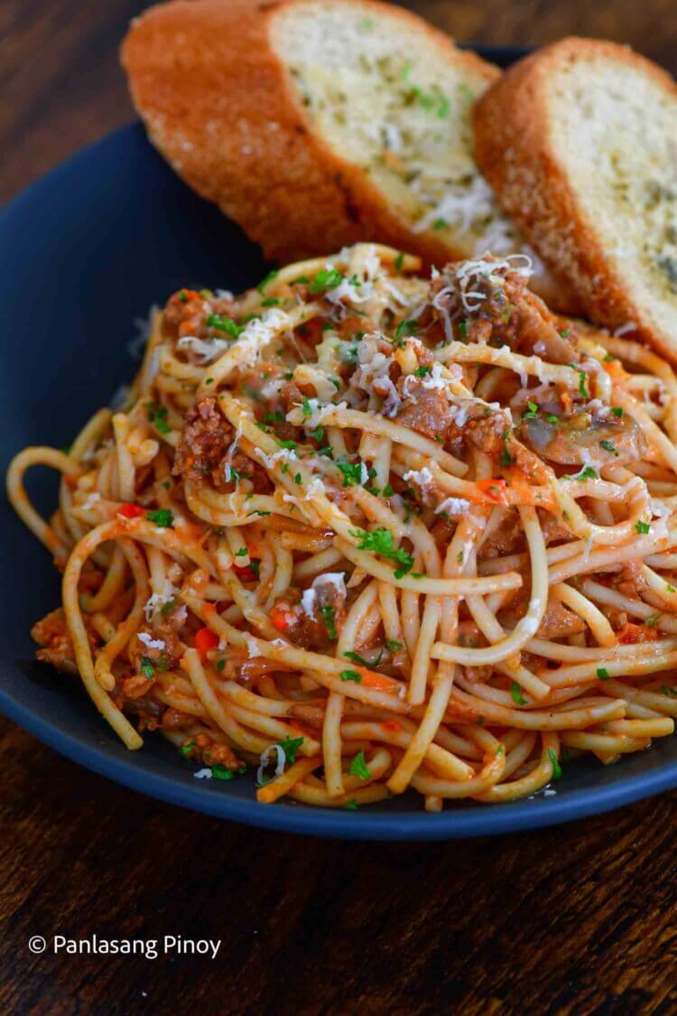 One Pot Spaghetti - Panlasang Pinoy
