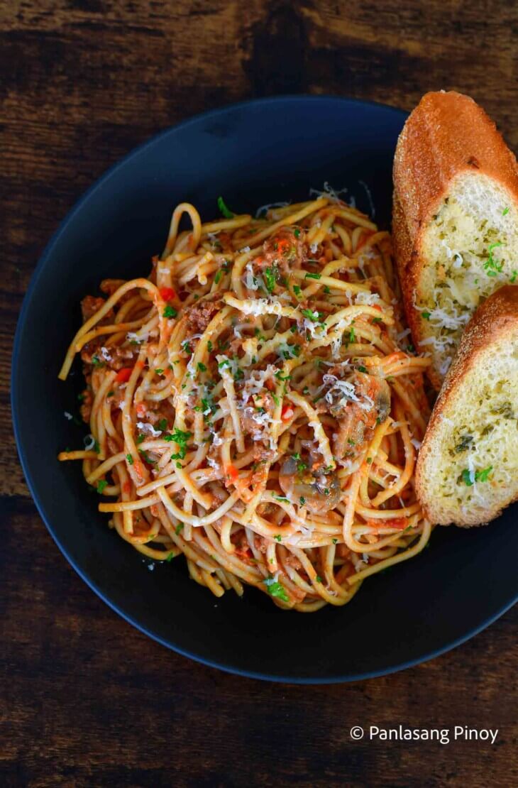 One Pot Spaghetti - Panlasang Pinoy