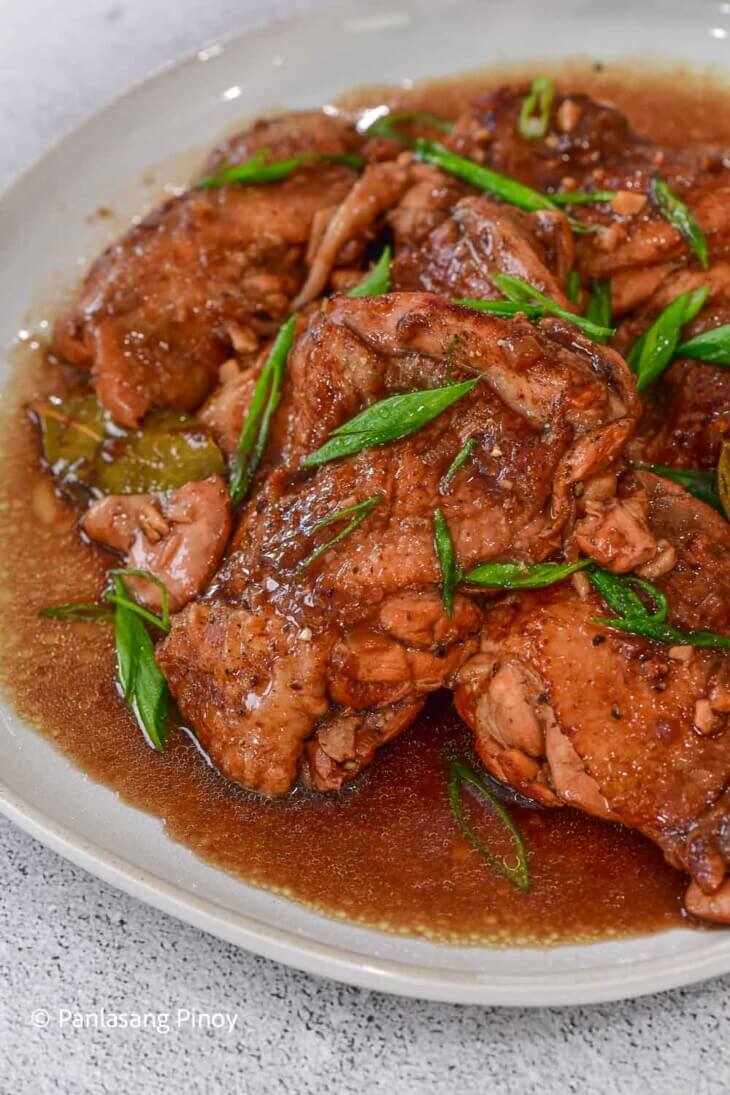 How to Cook Chicken Adobo Using Boneless Chicken - Panlasang Pinoy