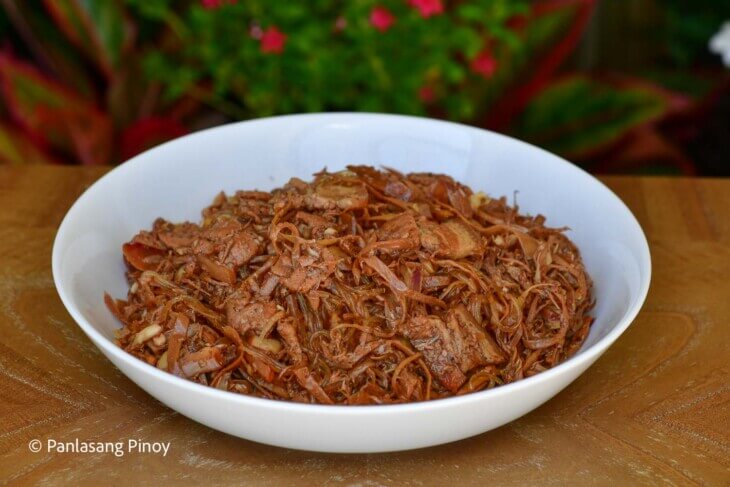 Ginisang Puso ng Saging - Panlasang Pinoy