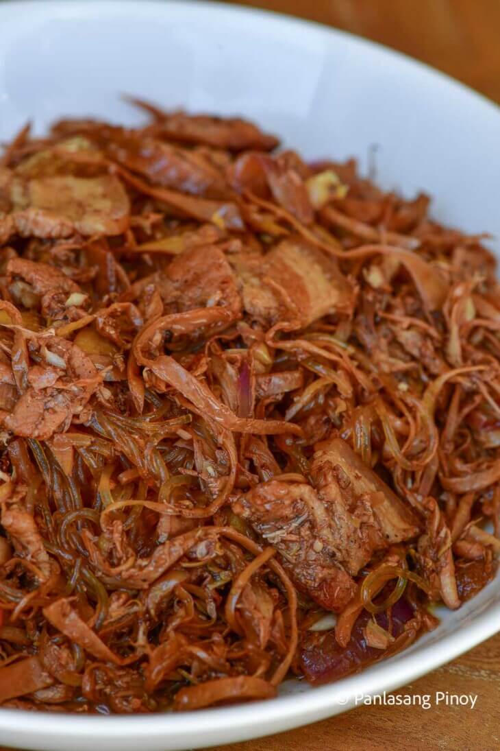 Ginisang Puso ng Saging - Panlasang Pinoy