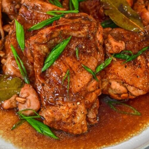 How to Cook Chicken Adobo Using Boneless Chicken - Panlasang Pinoy