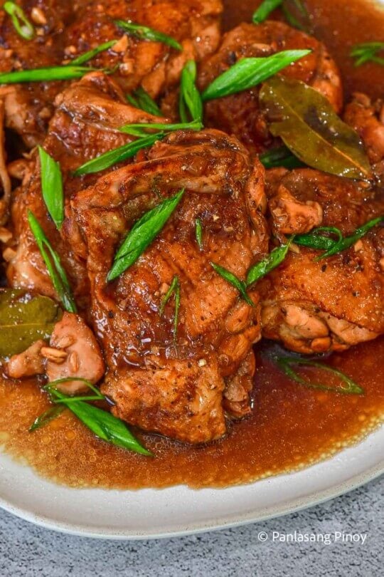 How to Cook Chicken Adobo Using Boneless Chicken - Panlasang Pinoy