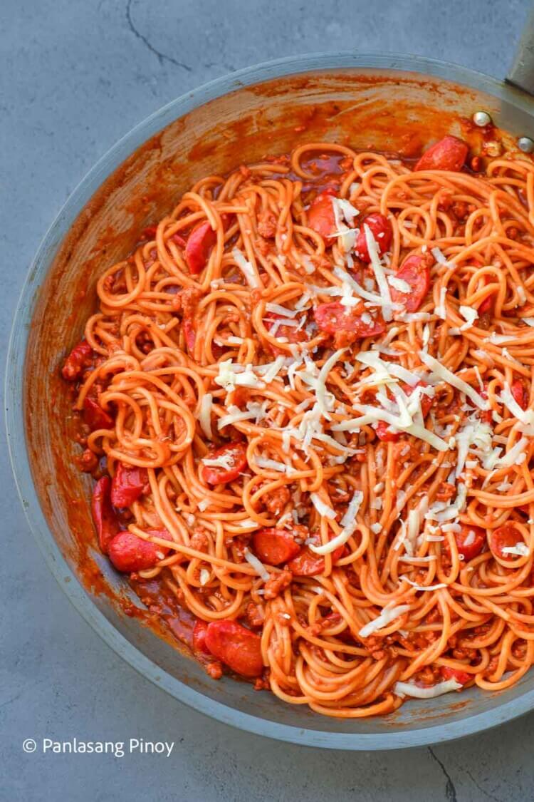 Filipino Spaghetti Recipe - Panlasang Pinoy