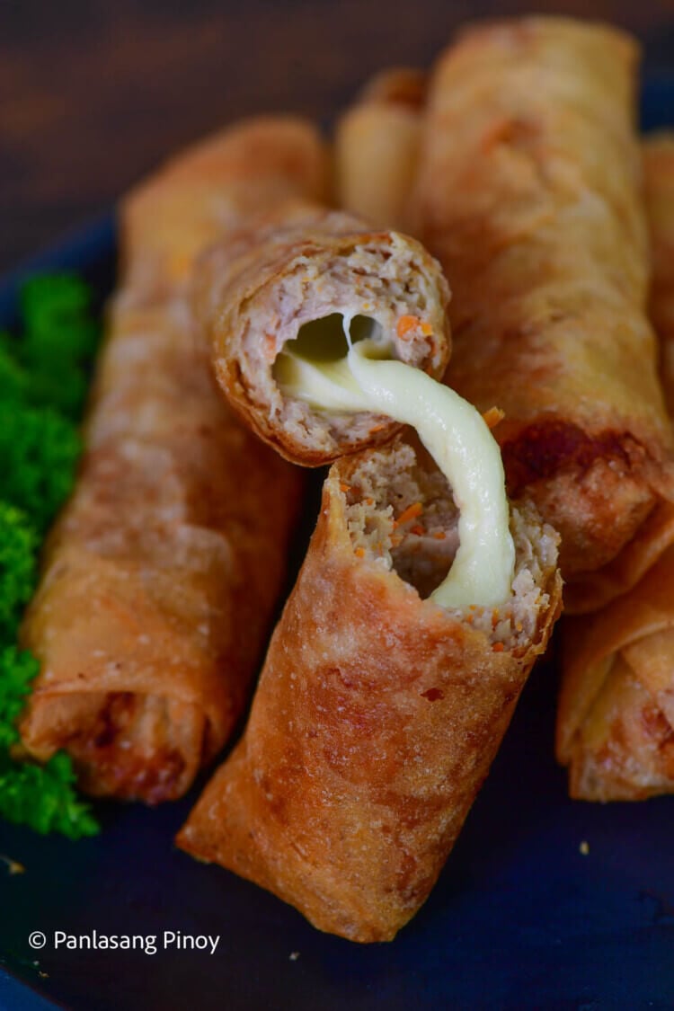 Cheesy Lumpia - Panlasang Pinoy