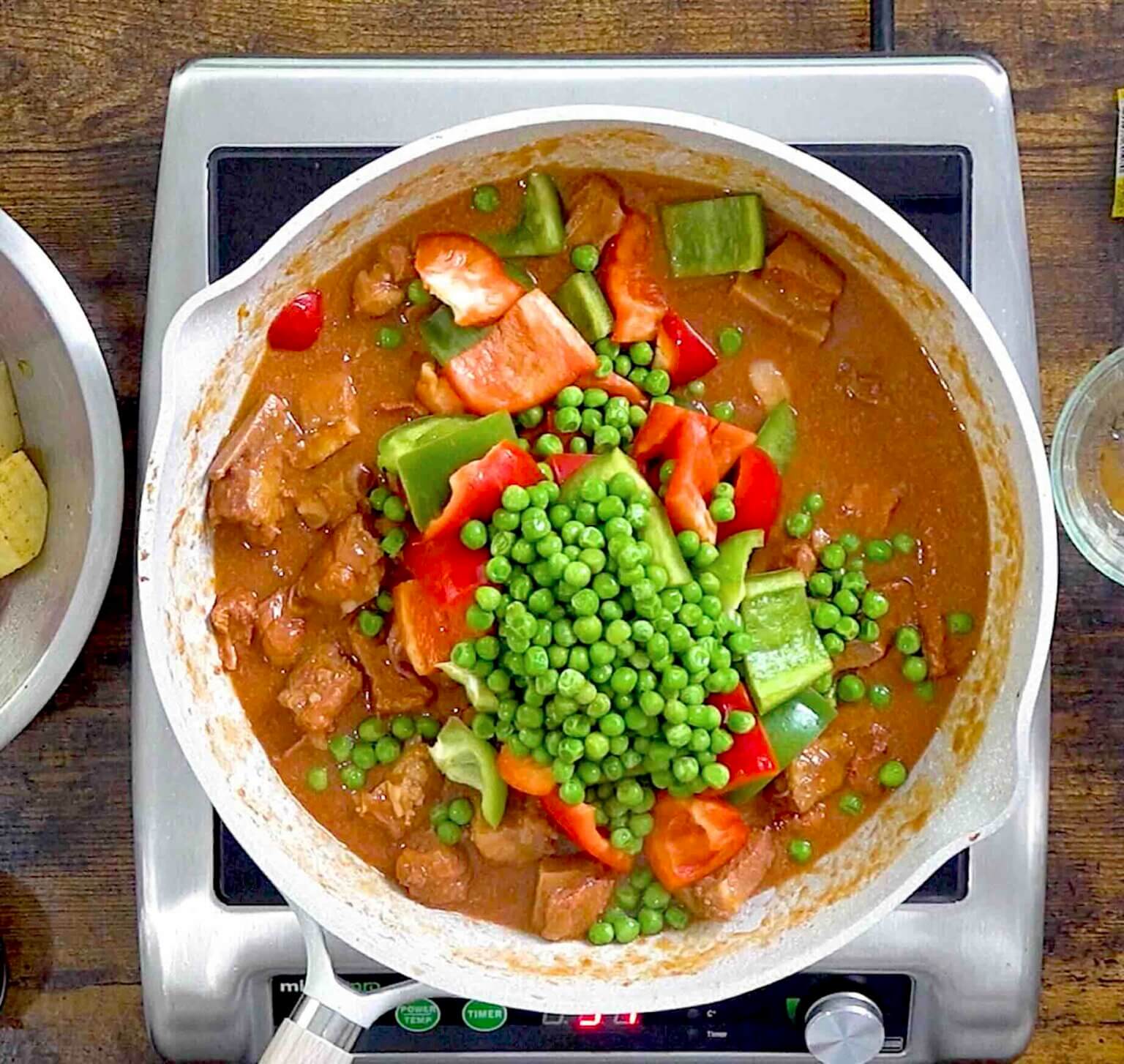 Cheesy Pork Caldereta - Panlasang Pinoy