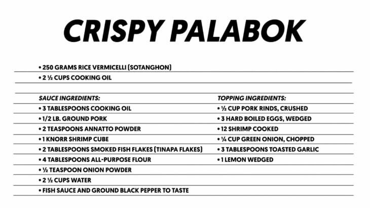 Crispy Palabok - Panlasang Pinoy