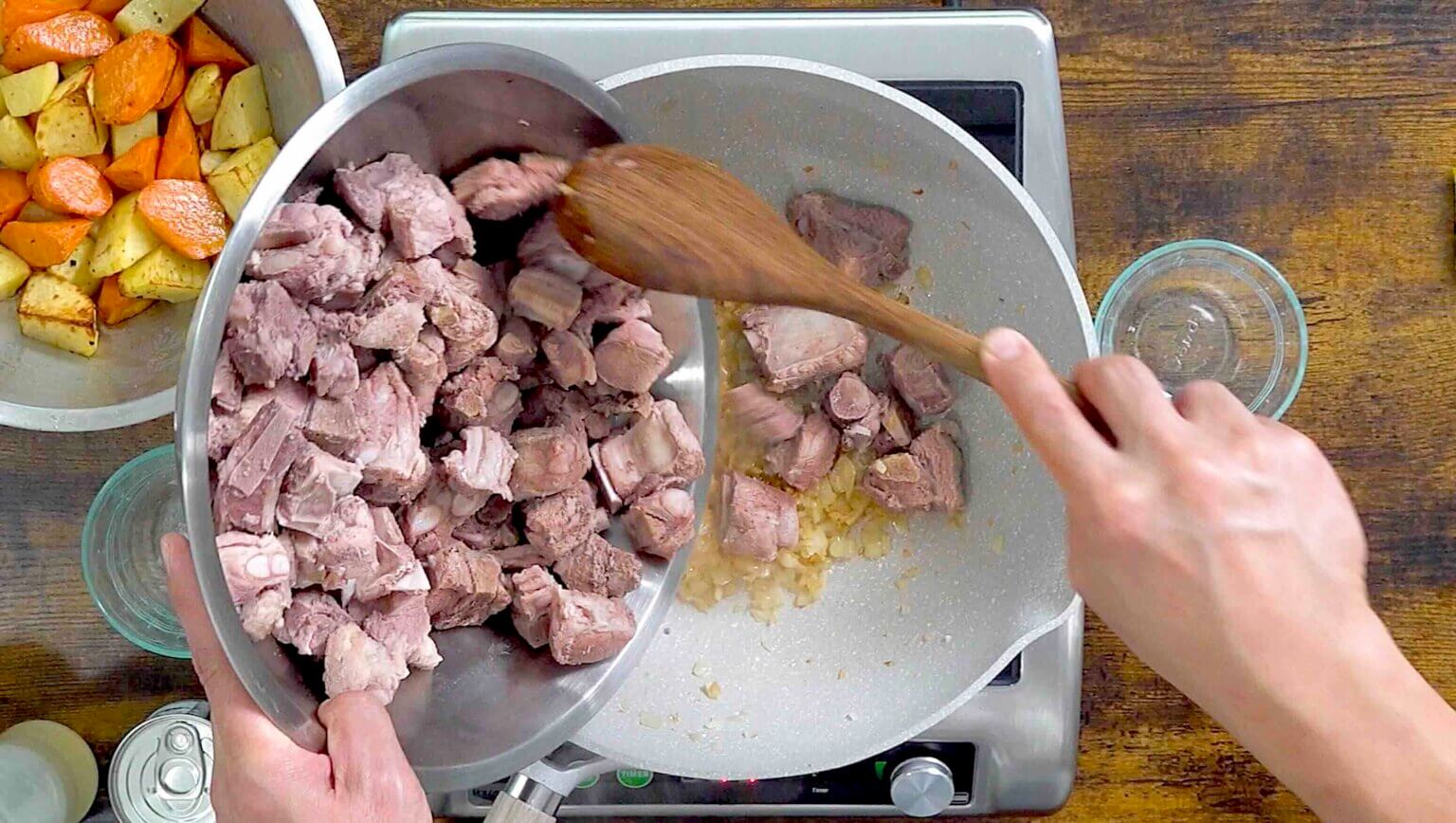 Cheesy Pork Caldereta - Panlasang Pinoy