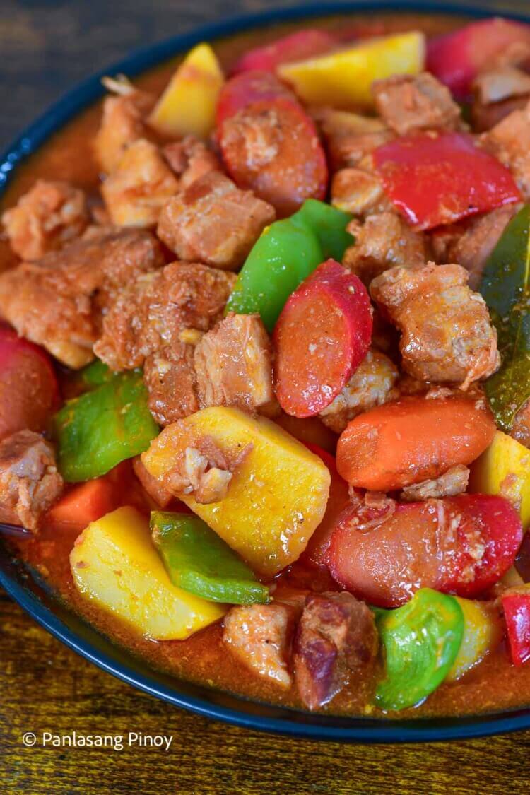 Easy Pork Afritada - Panlasang Pinoy
