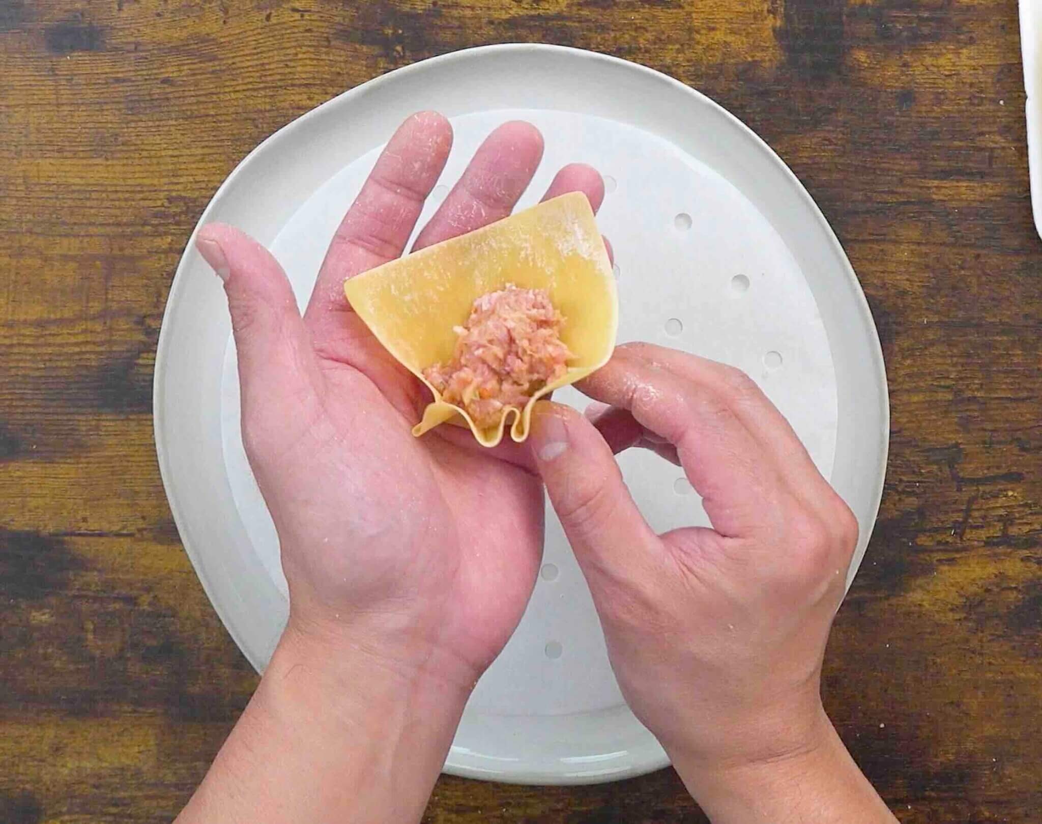 Siomai (Pork and Shrimp) with Chili Garlic Oil - Panlasang Pinoy