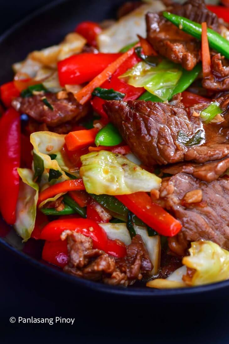 Beef Chop Suey - Panlasang Pinoy