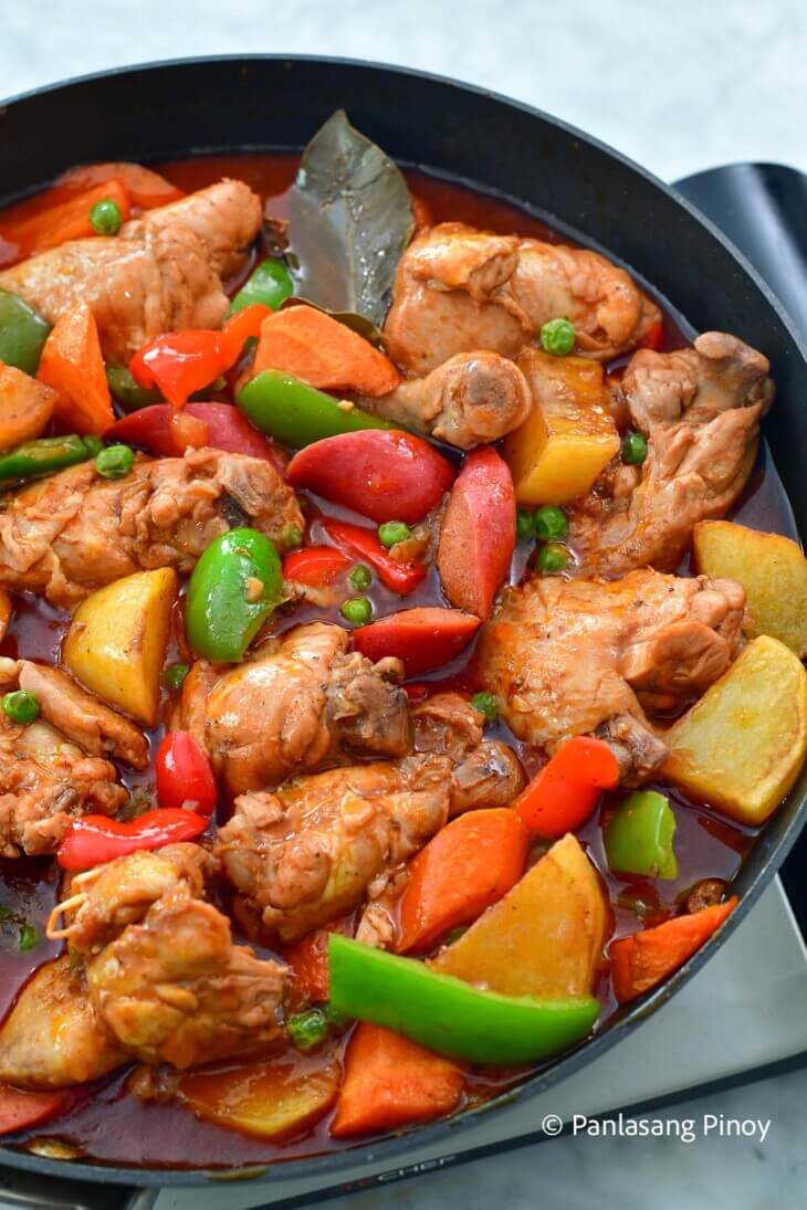 Special Chicken Afritada - Panlasang Pinoy
