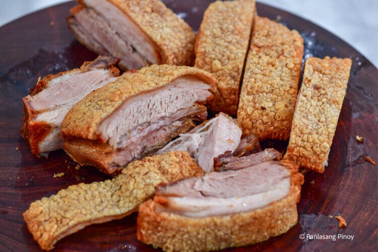 How to Fry Pork Belly (Lechon Kawali) - Panlasang Pinoy