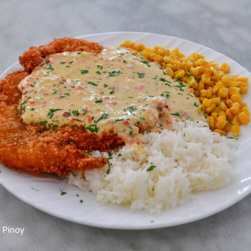 Filipino Chicken ala King with Creamy Sauce - Panlasang Pinoy