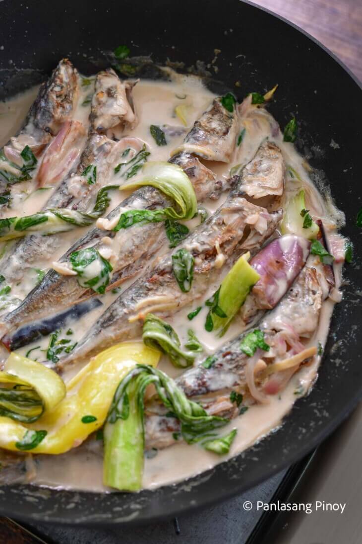 Creamy Coconut Milk Fish Stew (Ginataang Isda with Eggplant and Bok ...