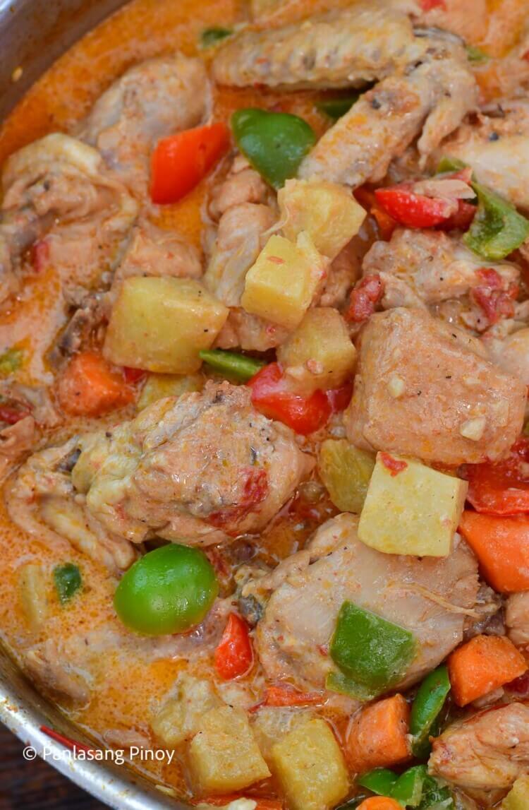 Creamy Pininyahang Manok - Panlasang Pinoy